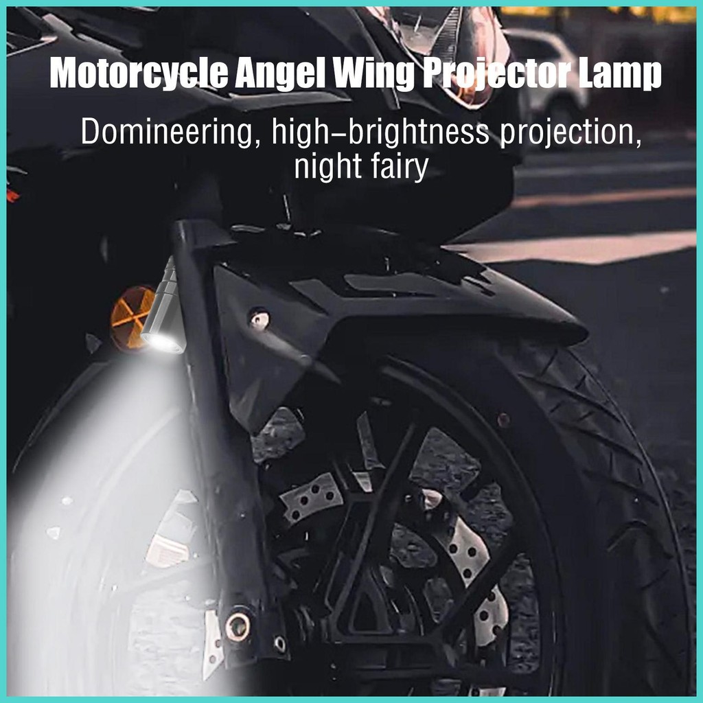 LED Angel Wings Motorcycle Projection Lamp Underglow Kit Unique ...