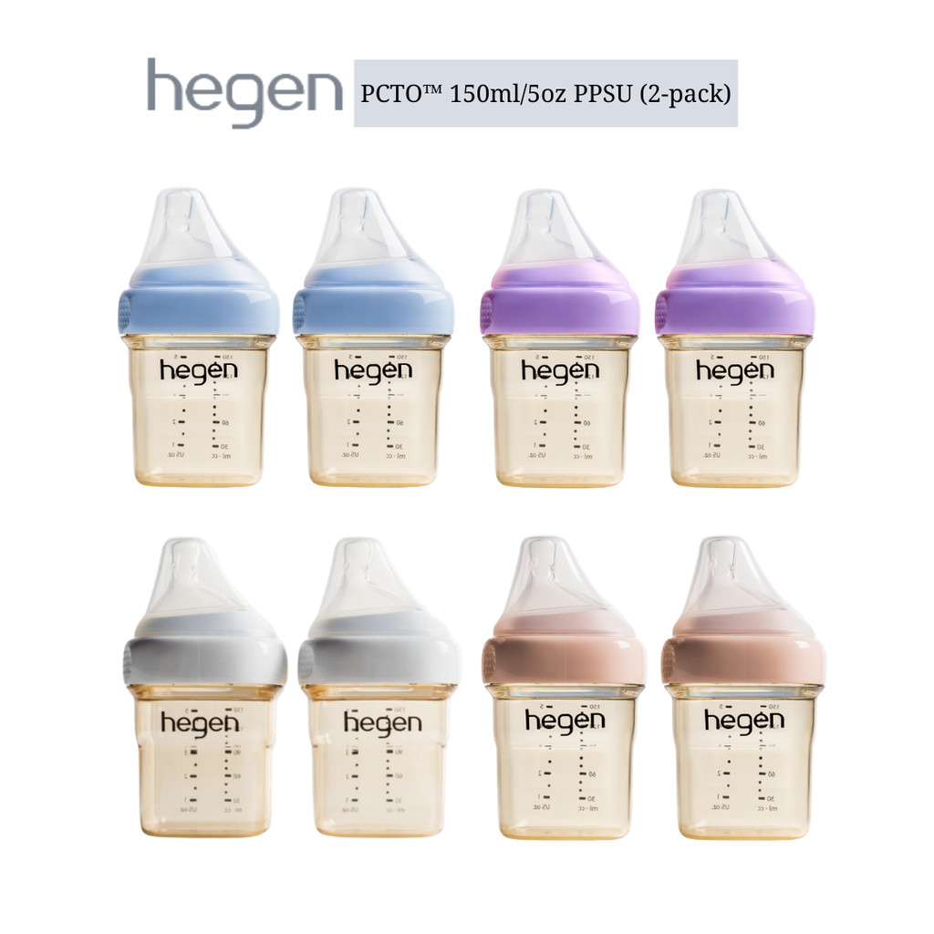 Hegen PCTO™ 150ml/5oz Feeding Bottle PPSU (2-pack) | Shopee Malaysia