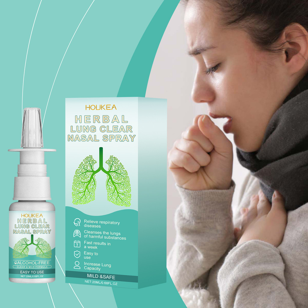 Houkea Herbal Nasal Spray Nose Cleansing Gentle Care Nose Discomfort ...
