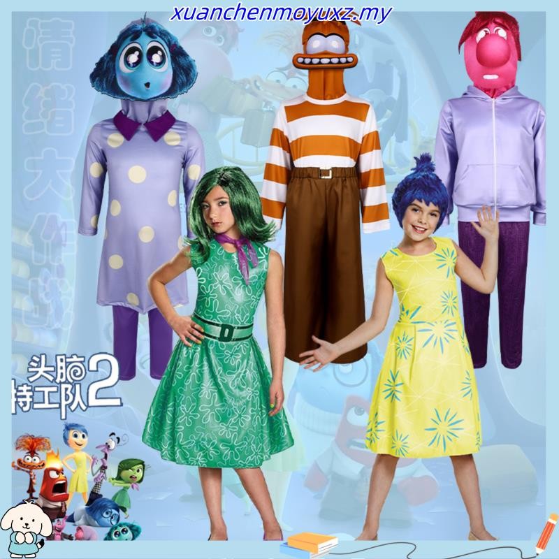 Inside Out 2 Joy/Disgust/Anger/Fear/Sadness/Envy/Embarrassment/Anxiety ...