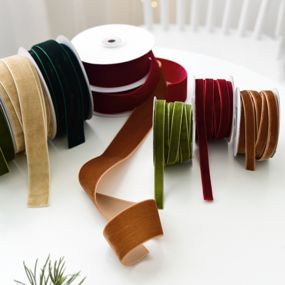 【AMANDA】Velvet Cloth Ribbon Seamless Roll Design For Gift Wrapping For ...