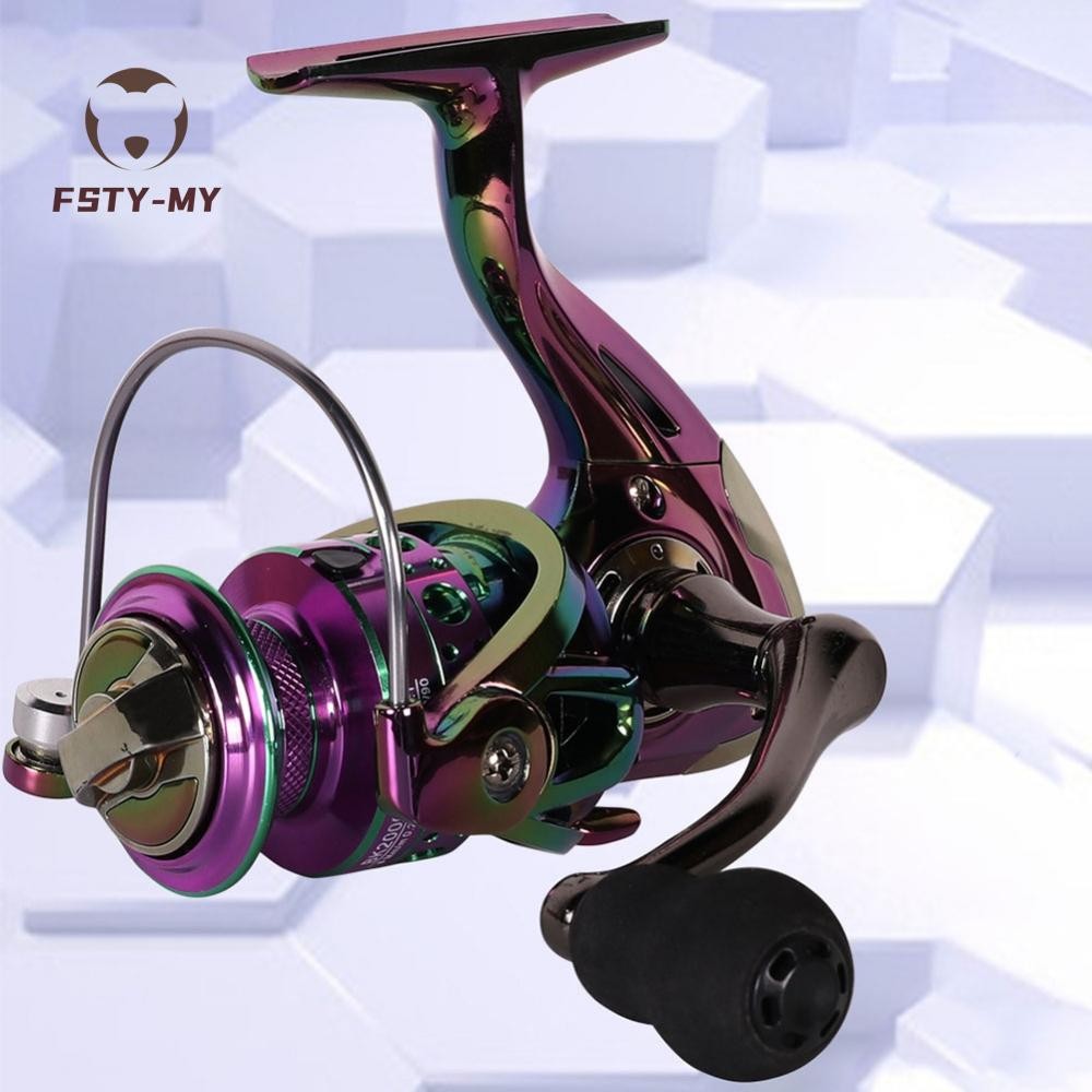 Fishing Reel with Deep Spool Design Anti Tangle Technology and 5 2 1 ...