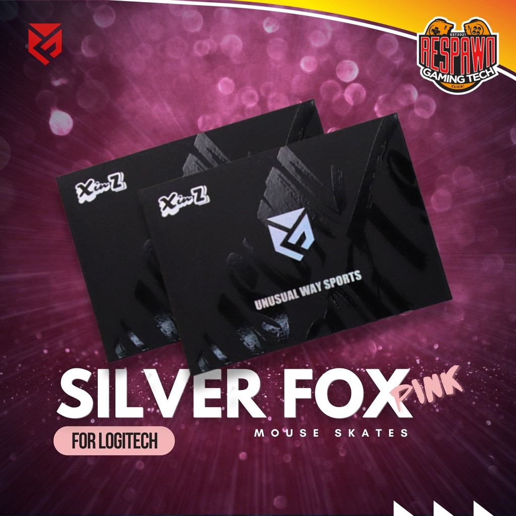 Unusual Way Sports PINK Fox Mouse Skates For Logitech | Shopee Malaysia