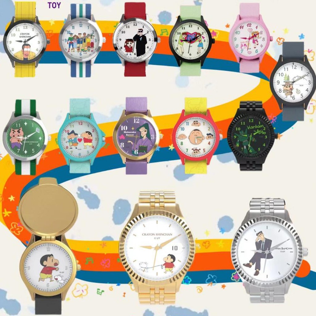 Crayon Shin Chan Cute Anime Watch Girls Watch Kids Wrist Cartoon Watch ...