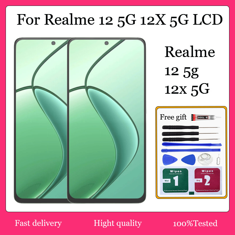 Original AMOLED For Realme 12 5G 12X 5G LCD Display Touch Screen ...