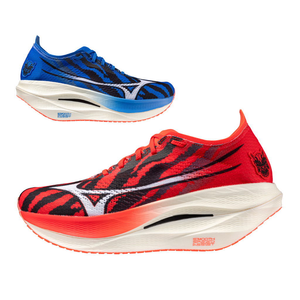 MIZUNO WAVE REBELLION PRO 3 - MIZUNO IGNITION RED / WHITE / BASEBALL ...