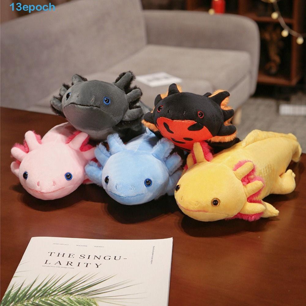 EPOCH Colorful Newt Plush Toy, Newt Fish Axolotl Salamander Plush Toy ...