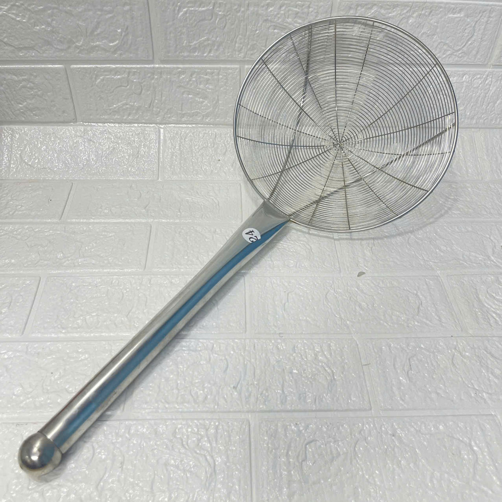 Industrial Stainless Steel Handle Ring Racket for Scooping Fried, Fried ...