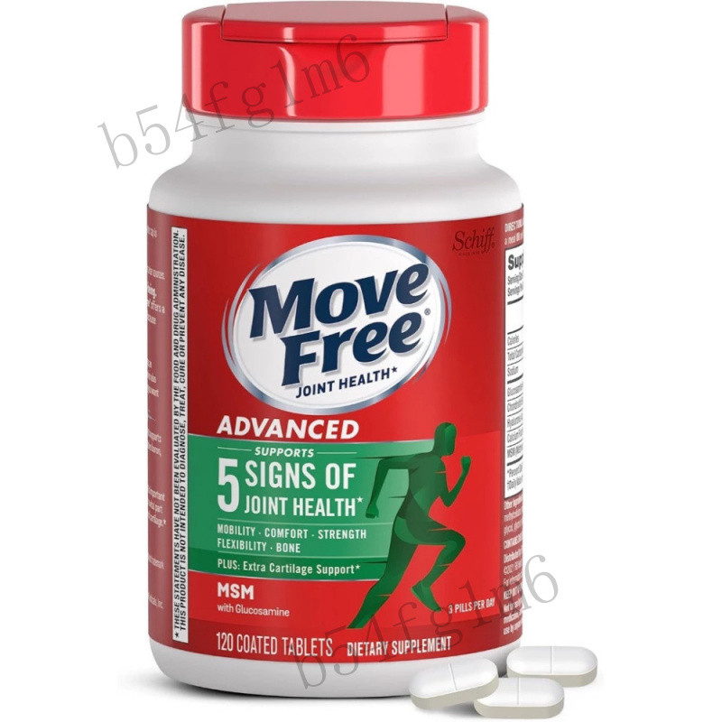 Move Free Advanced Plus MSM 120 tablets - Joint Health Supplement w ...