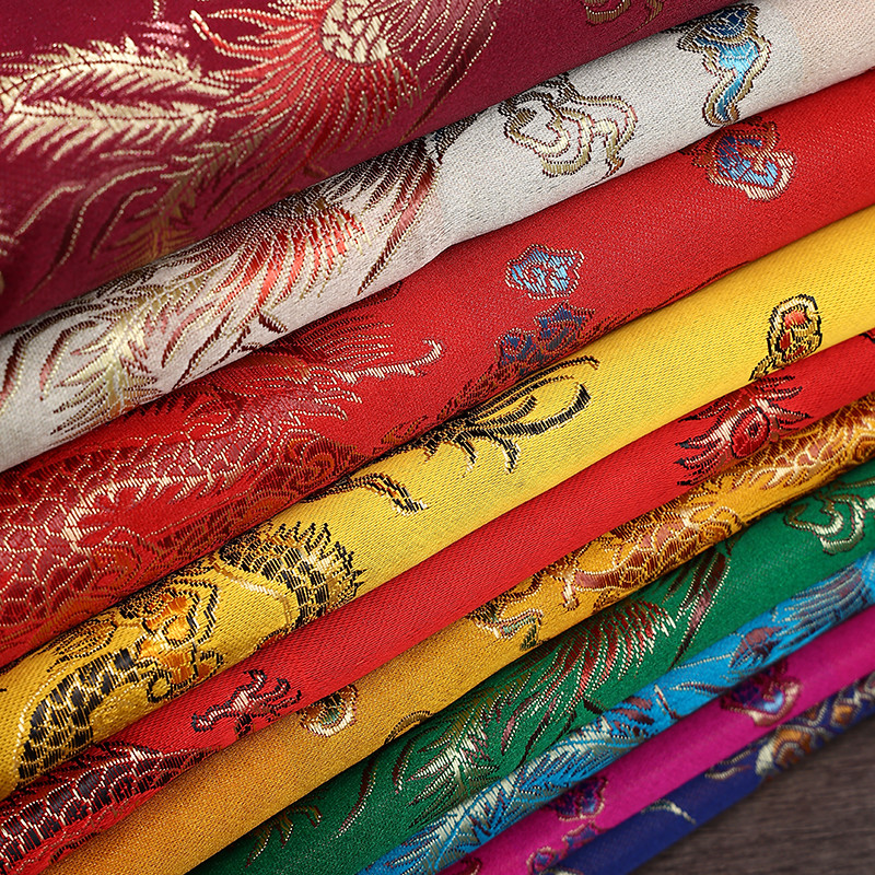 Brocade Fabric Ancient Costume Hanfu Tang Costume Cheongsam Festive ...