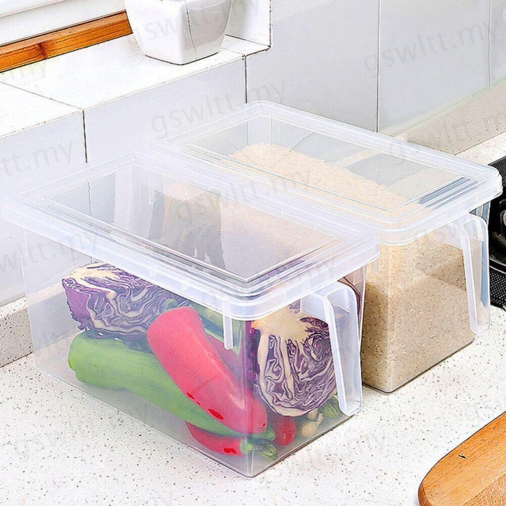 GSWLTT Refrigerator Storage Box, 5L Kitchen Fridge Rack Holder, Plastic ...