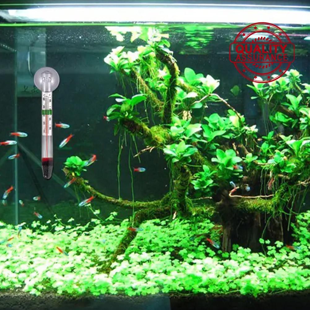 Suction Cup Fish Tank Thermometer Temperature Aquarium Temperature ...