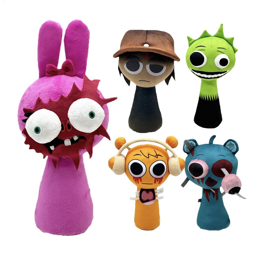 Sprunki Plush Action Figure Model Doll Plush Game Peripherals Character ...