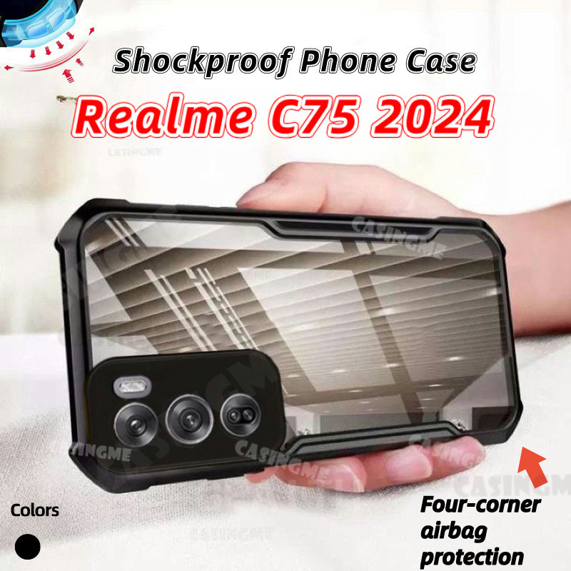 Realme C75 2024 Transprent AirBag Casing For Realme C75 RealmeC75 C 75 75C 4G 5G 2024 Bumper ...