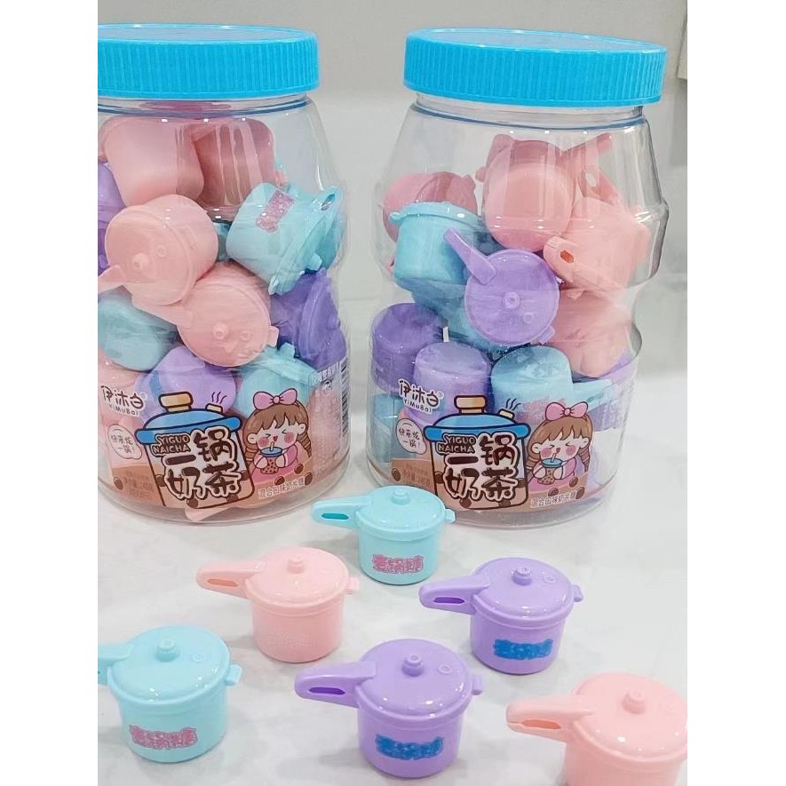 Send 30 Bottles One Pot Milk Tea Milk Tea Flavored Candy Brewed into ...