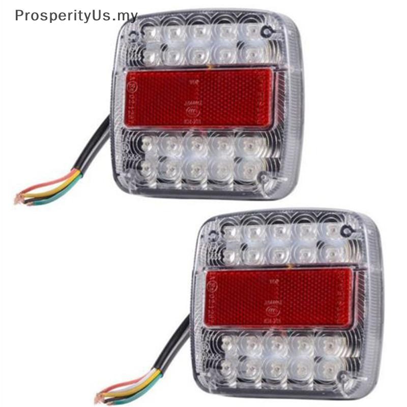 [ProsperityUs] 26LED Stop Rear Tail Reverse Light Indicator License Plate Lamp Truck Trailer [MY ...