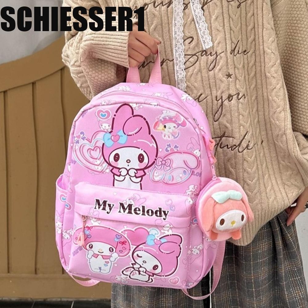 SCHIESSER1 Kuromi Backpack, Pompompurin Cinnamoroll Children School Bag ...