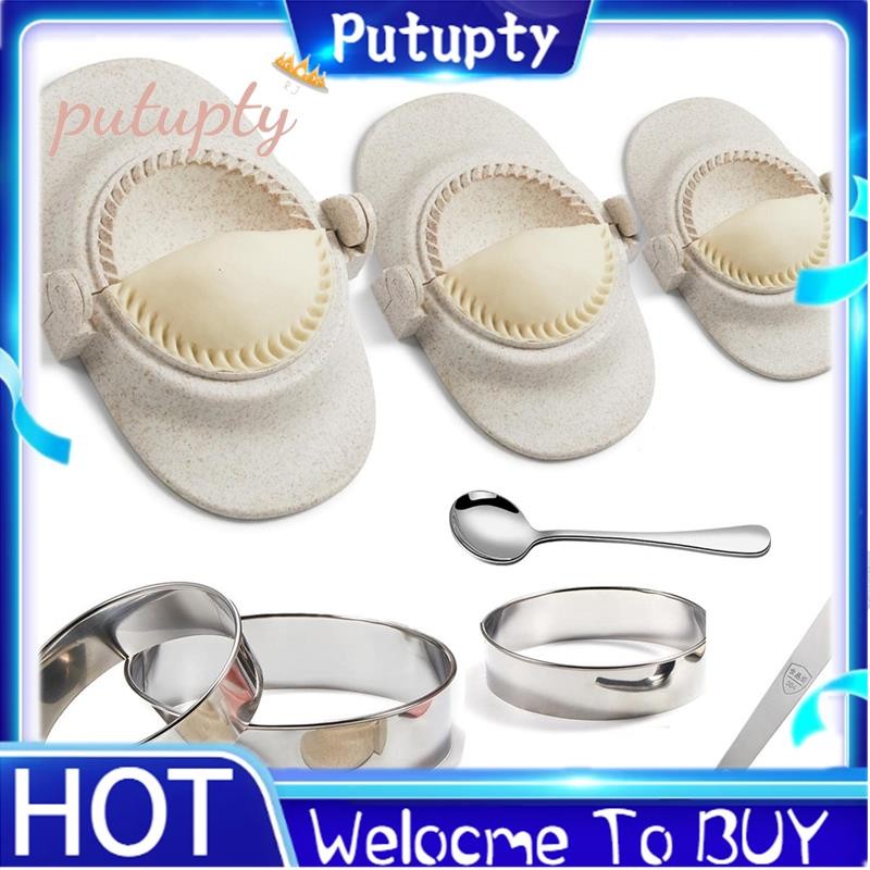 Empanada Maker Press, 6 Inch Extra Large Dumpling Maker Set with Dough ...