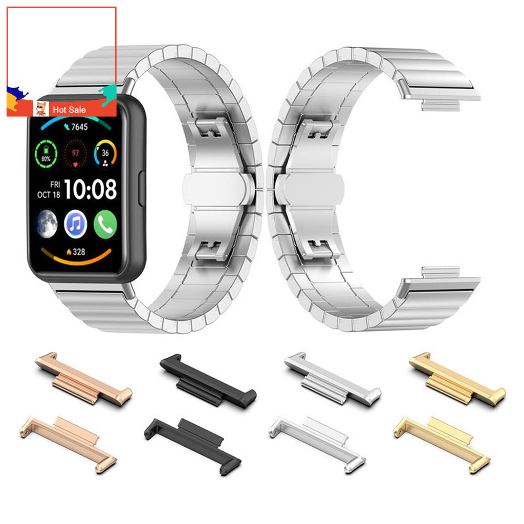 [HY] Watch Strap Connector 24mm Watch Strap Adapter Stainless Steel ...