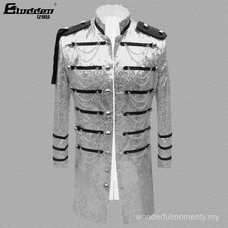 [High-End Suit] Court Costume Performance Costume Male Male Host ...
