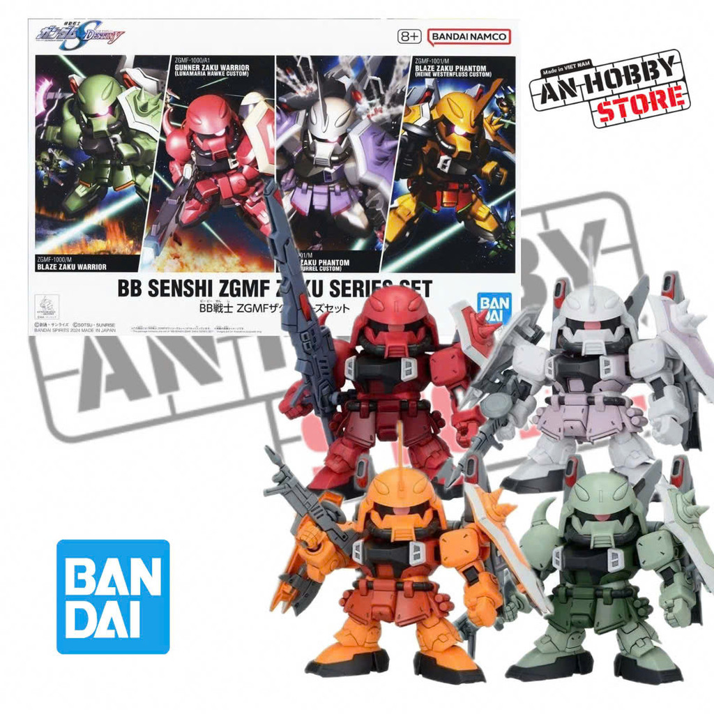 BANDAI ASSEMBLY MODEL SD BB SENSHI ZGMF ZAKU SERIES SET | Shopee Malaysia