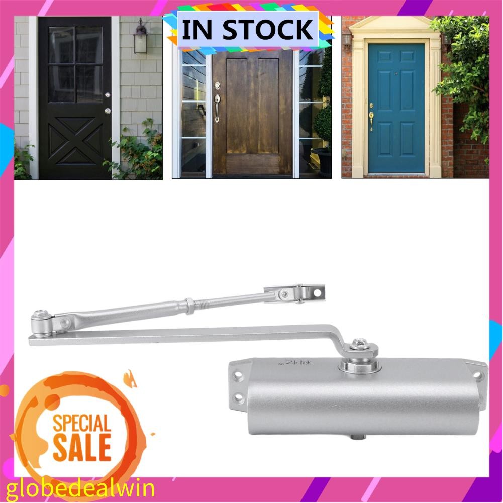 Globedealwin Hydraulic Door Closer Automatic Safety 2 Valves Adjustment ...