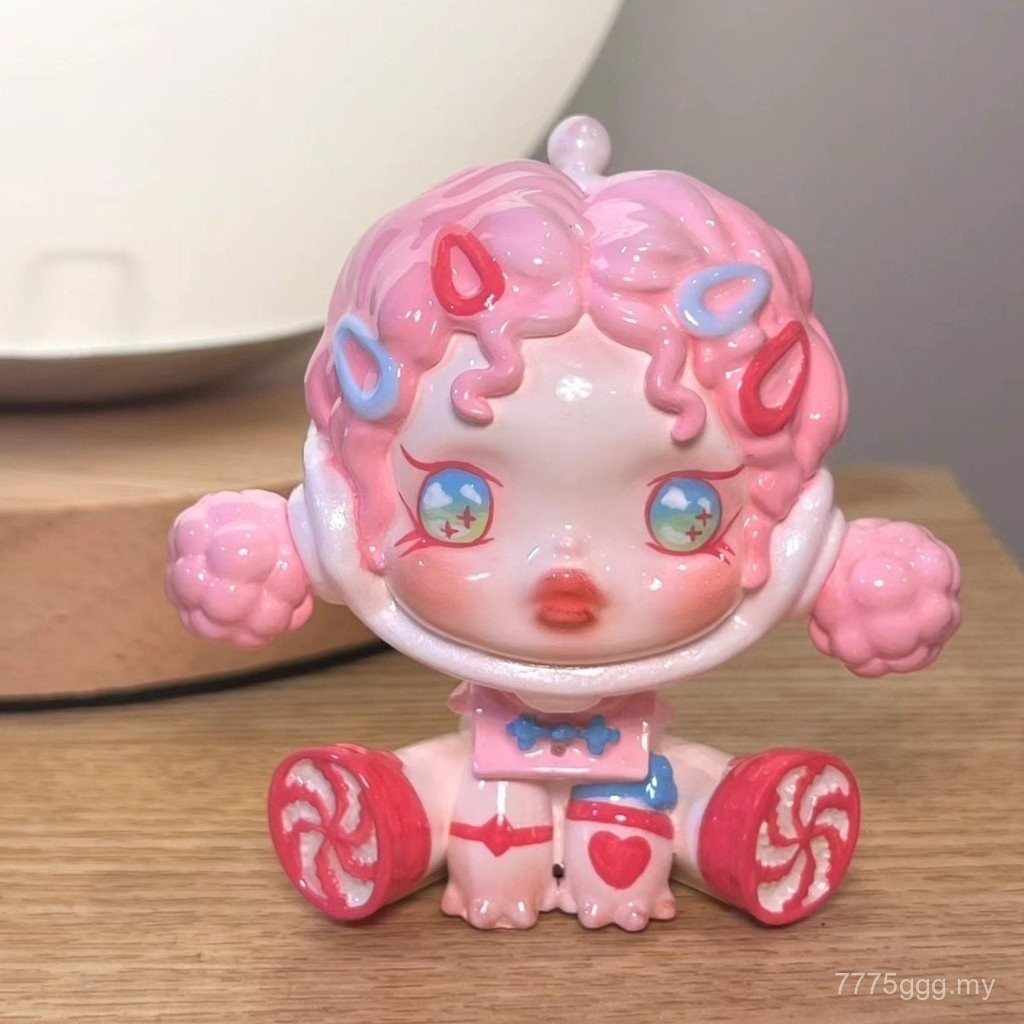 Pop Mart Mind Catcher 3 Large Plaster Doll White Embryo Coloring ...