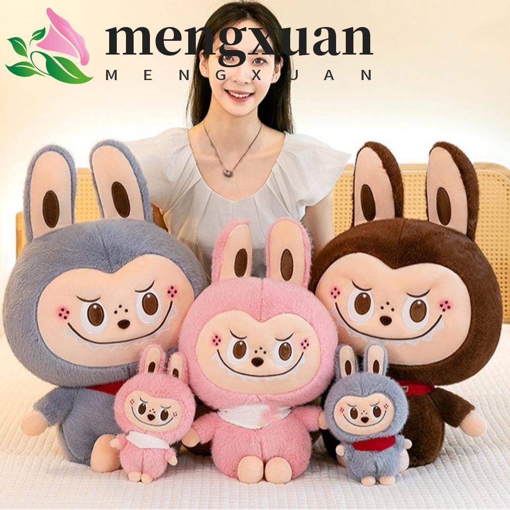 MENGXUAN Labubu Plush Stuffed Doll, Big Eye Cartoon Labubu Time Plush ...
