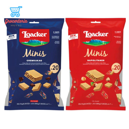 Loacker Classic Minis Cremkakao / Napolitaner 200g 20pcs | Shopee Malaysia
