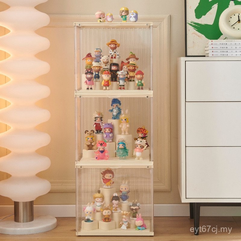 Kotak Penyimpanan Buta Bubble Mart Kabinet Paparan kit garaj Kapasiti ...