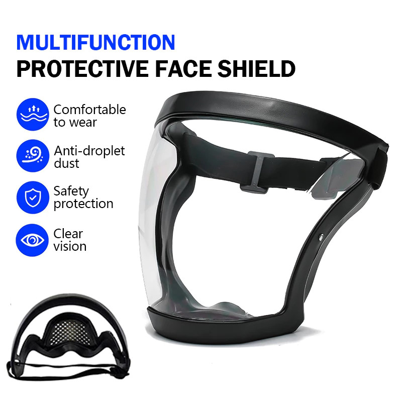 Protective Mask Eye Protection Full Face Shield Portable and ...