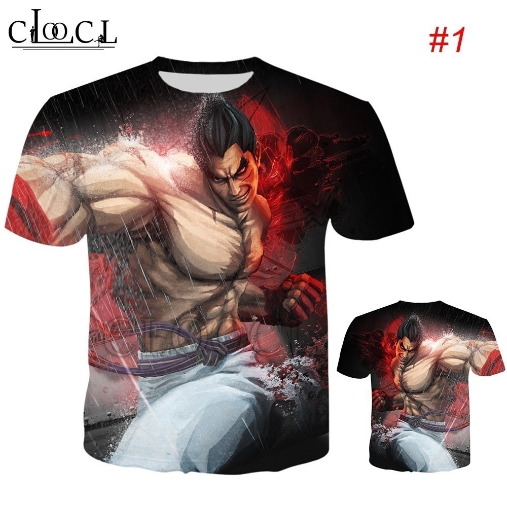 2024 New Style 3D Printed King of Fighters Pattern Unisex Street Wear T ...