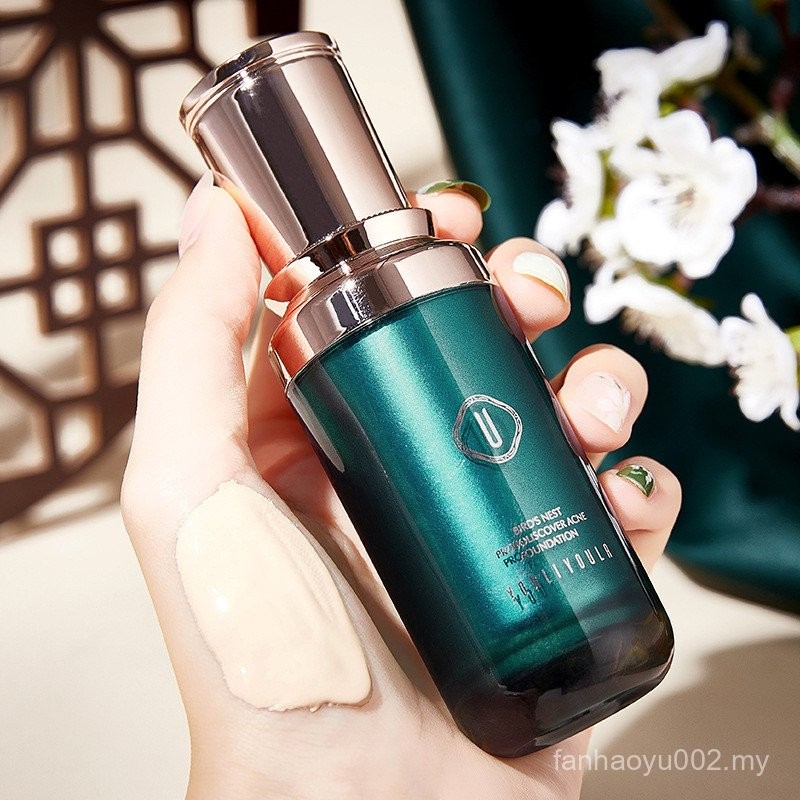 Yuliyula sarang burung, propolis, jerawat, bedak asas cecair, concealer ...
