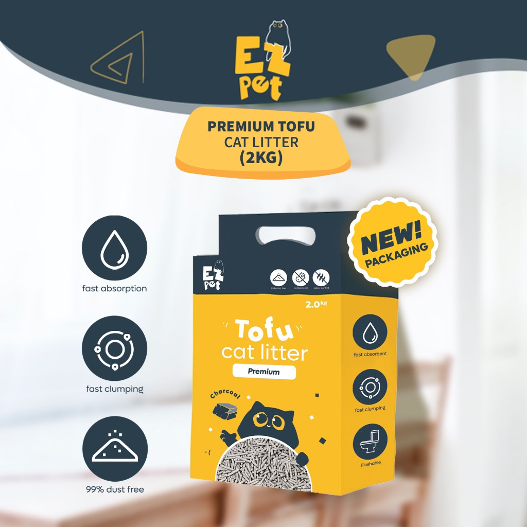 EZPET Premium Tofu Cat Litter 2KG | Shopee Malaysia