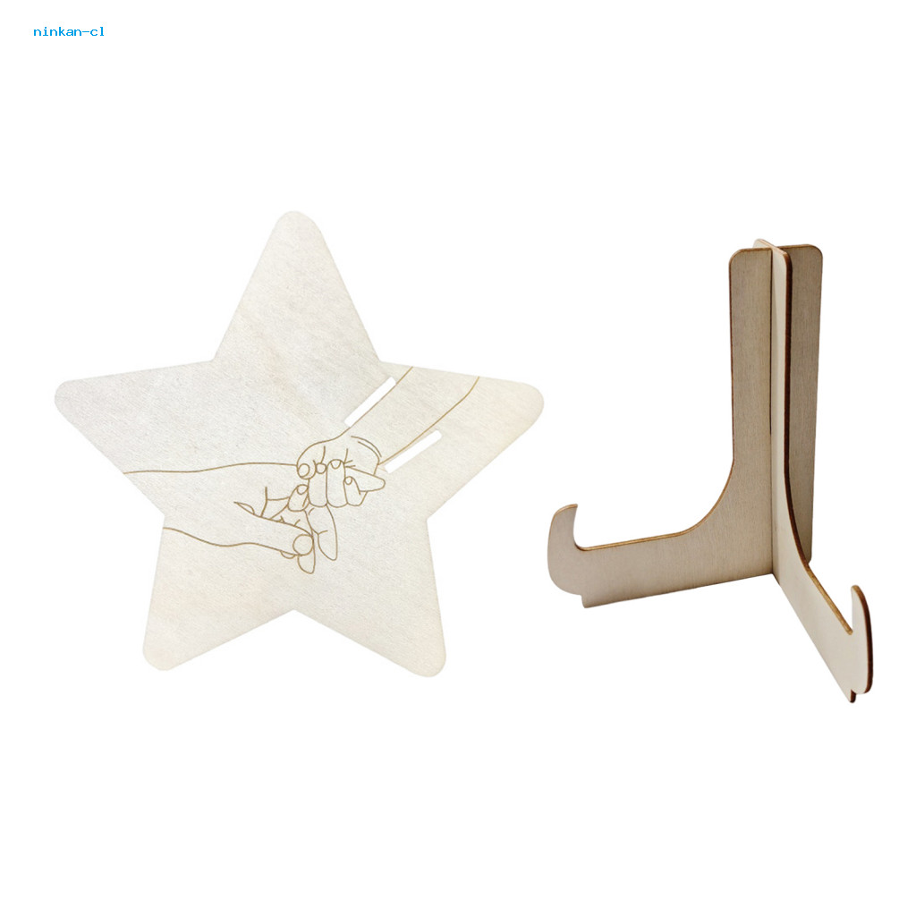 [Ninkan] Wooden Baby Birth Plaque Hand-carved Wooden Baby Birth ...