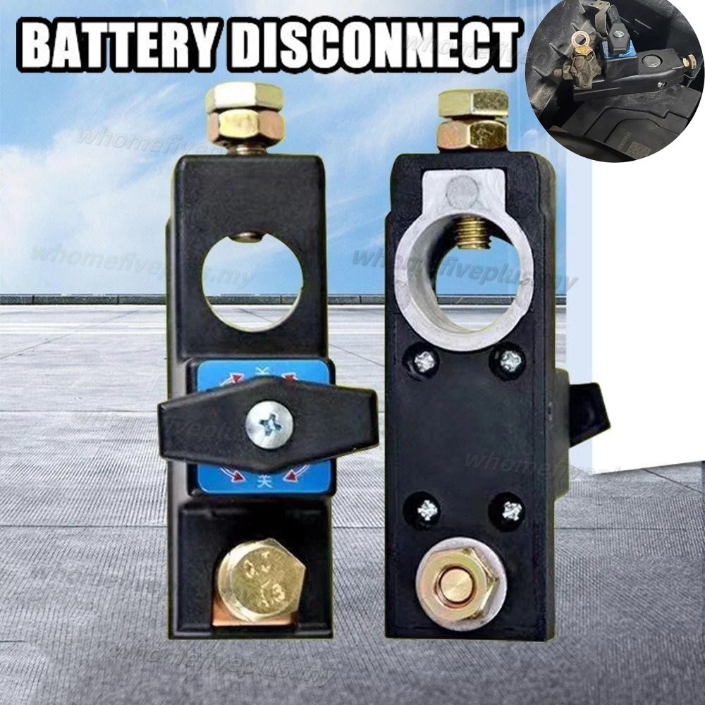 【new】Car Battery Disconnect Switch, Battery Cut-off 12V/24V Anti ...