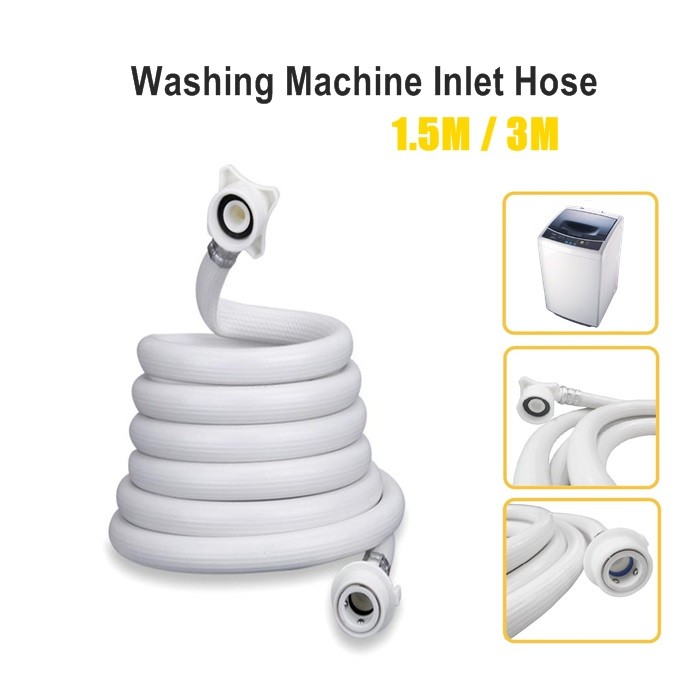 Washing Machine Inlet Hose Washer Pipe Connector 1.5M/3M | Shopee Malaysia