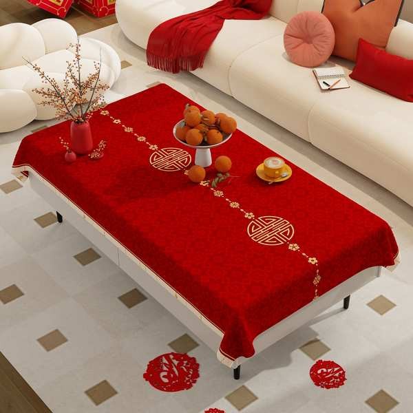 table cloth 8 seater table cloth chinese new year table cloth square ...