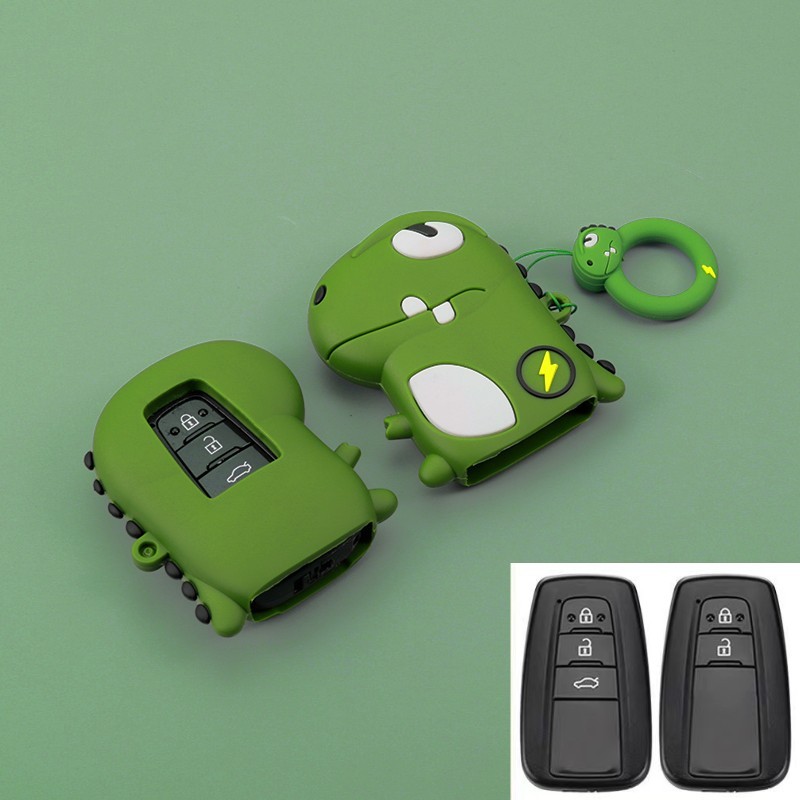 Soft TPU full protection key cover key case is suitable for Toyota ...