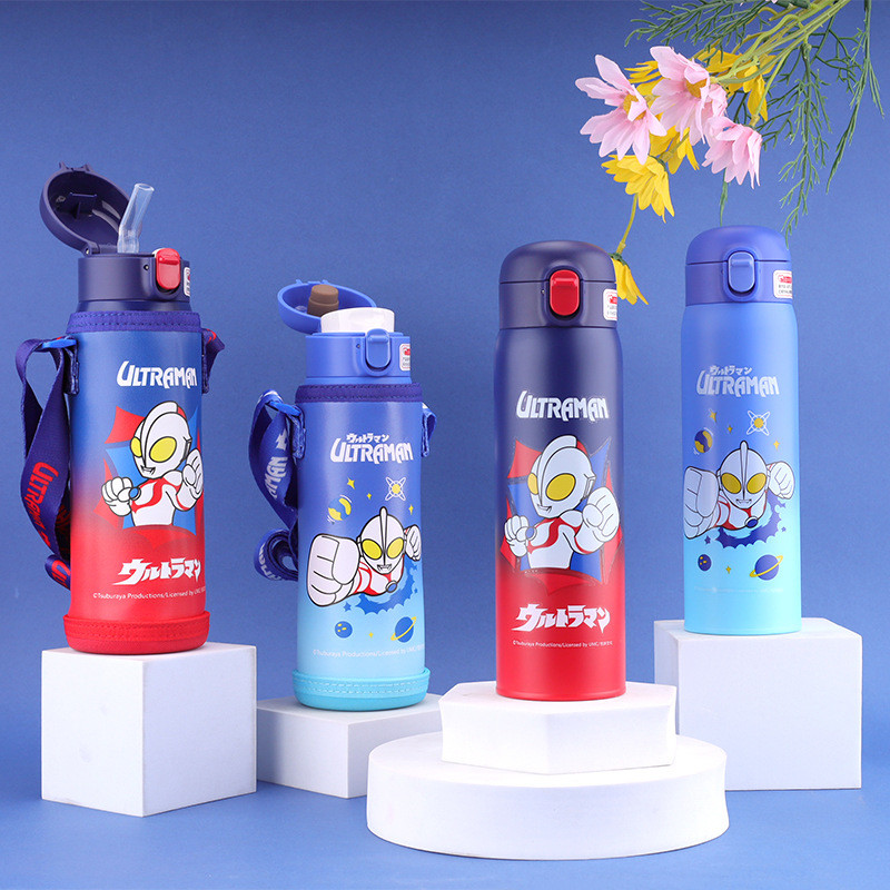 Ultraman Water Bottle Children's Thermos 316 Stainless Steel Water Cup ...