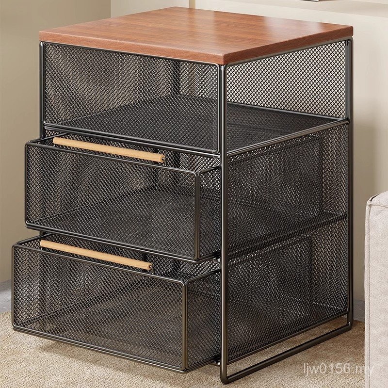 Narrow Cabinet Layered Shelf Side Layered Locker Refrigerator Dining ...