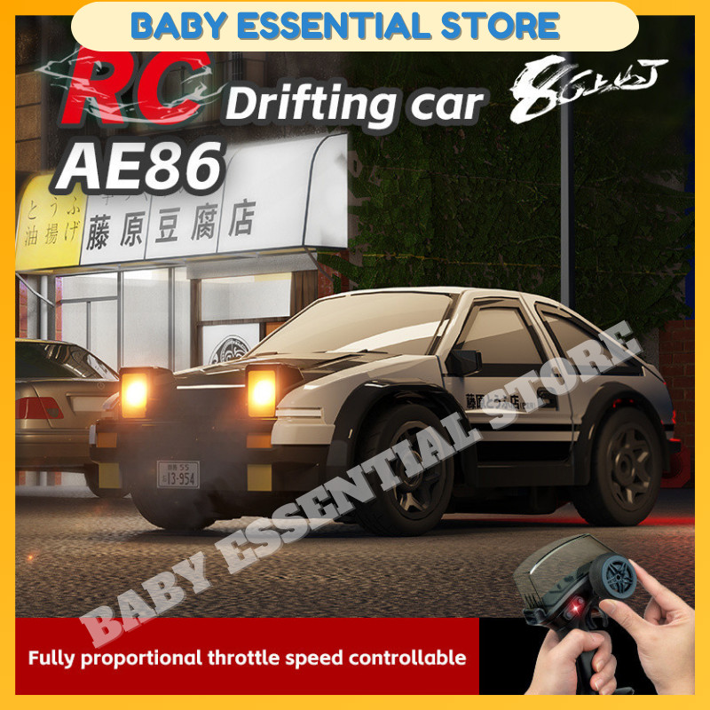 Initial D AE86 RC Drift Car 2.4GHz 1:16 Scale 4WD High Speed Remote ...