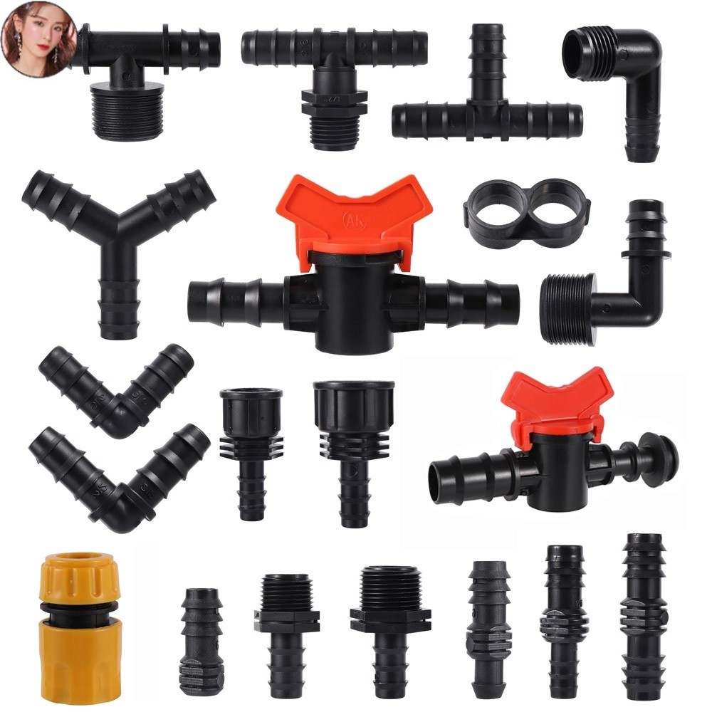EEM 16mm Equal Tee Connector / Joiner / Elbow Joint Irrigation Tubing ...