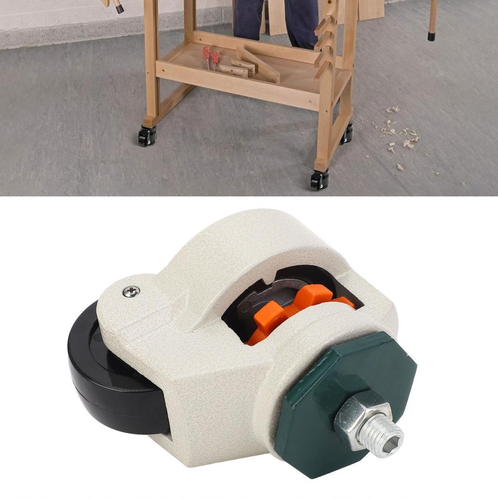 Haapeury Leveling Stem Casters 75mm Outer Diameter Height Adjustable ...