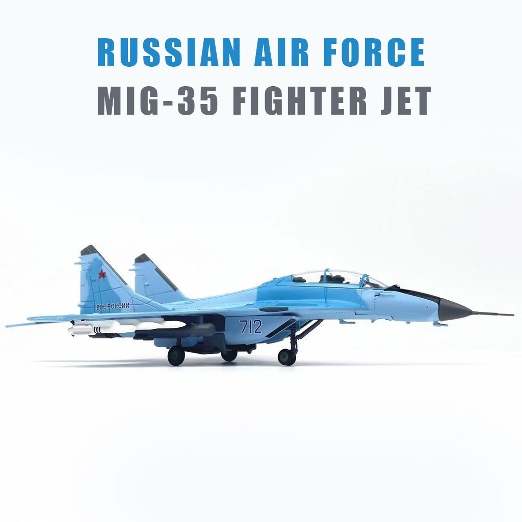 Russian Air Force MIG-35 Fighter 1/100 Alloy Finished Product MIG 35 ...