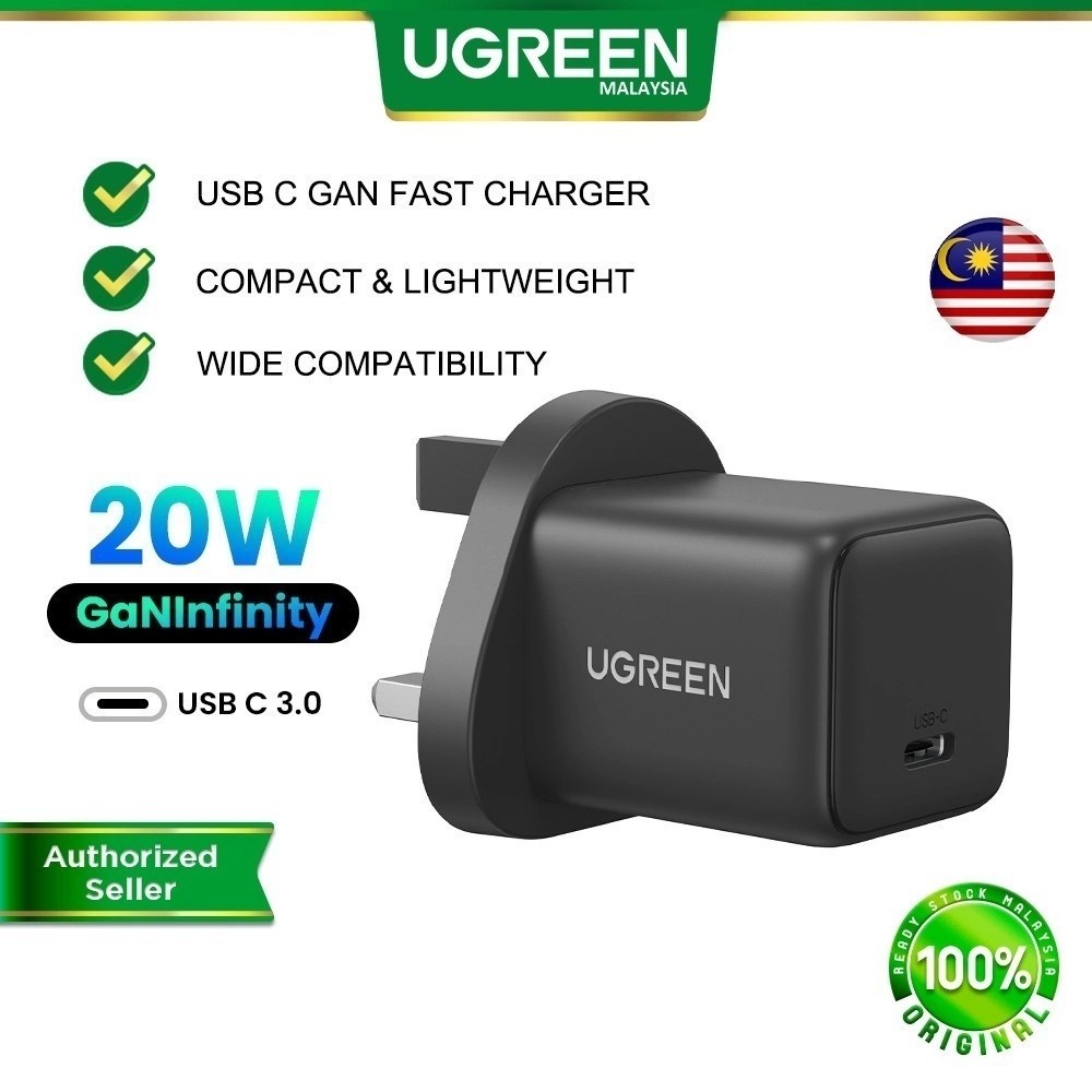 Wishlist UGREEN 20W USB C GaN Fast Charger PD Type C Wall Charger Plug ...
