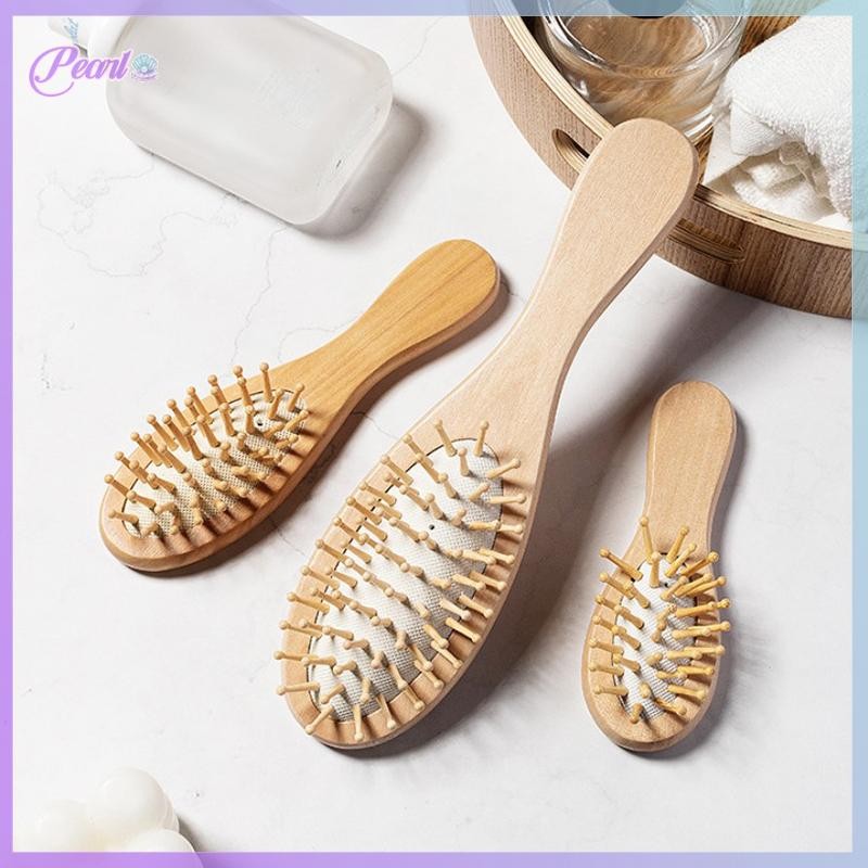 New Wood Airbag Comb Professional Hair Anti-Loss Massage Brush ...