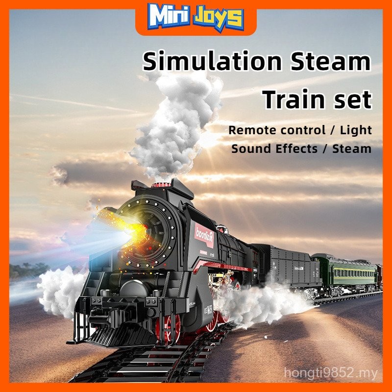 Remote Control Retro Steam Train, Train Model, Boy Toys, Lighting ...