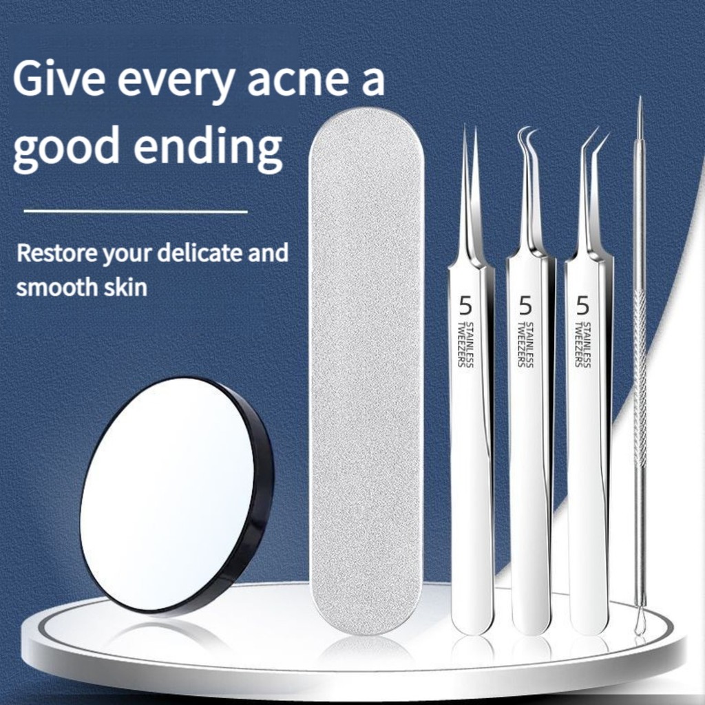 【READY STOCK MY】Ultra-Fine No. 5 Cell Pimples Blackhead Clip Stainless ...