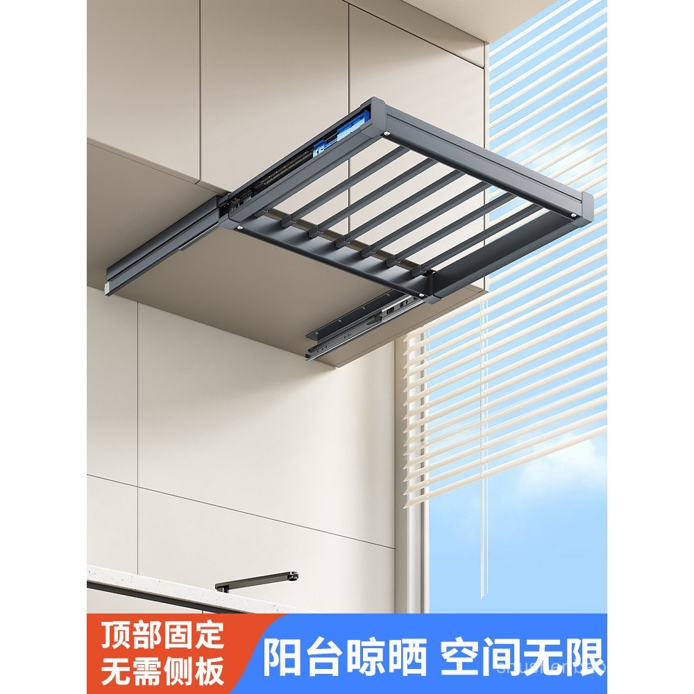 Hanos Washing Machine Pull-out Hanger Top-pack Pull-out Balcony Washbasin Hidden Drying Rack ...